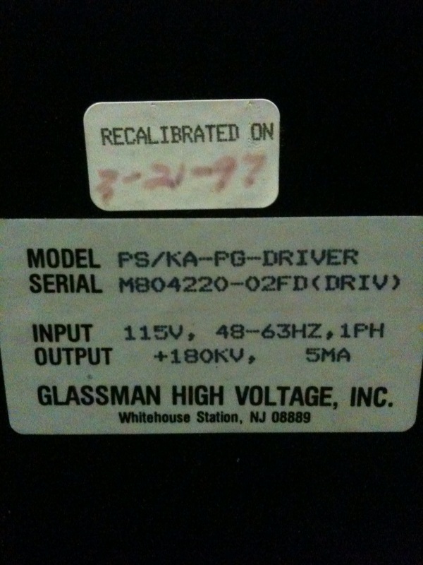 PS/KA-PG-DRIVER GLASSMAN : Spare Parts : XL-T