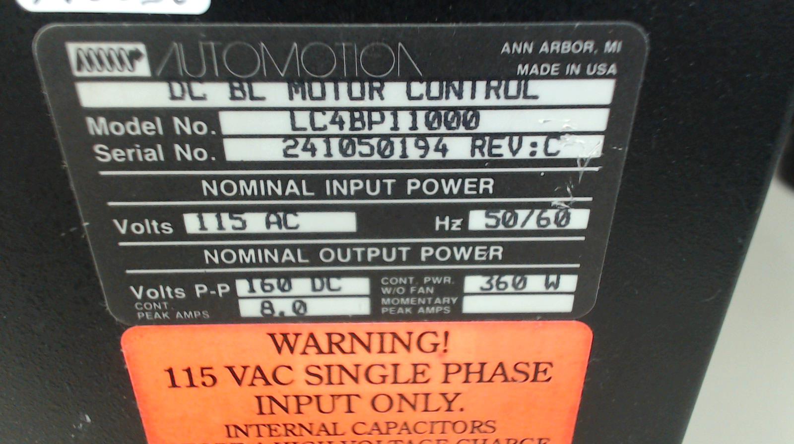 LC4BP11000 AUTOMOTION : Spare Parts : XL-T